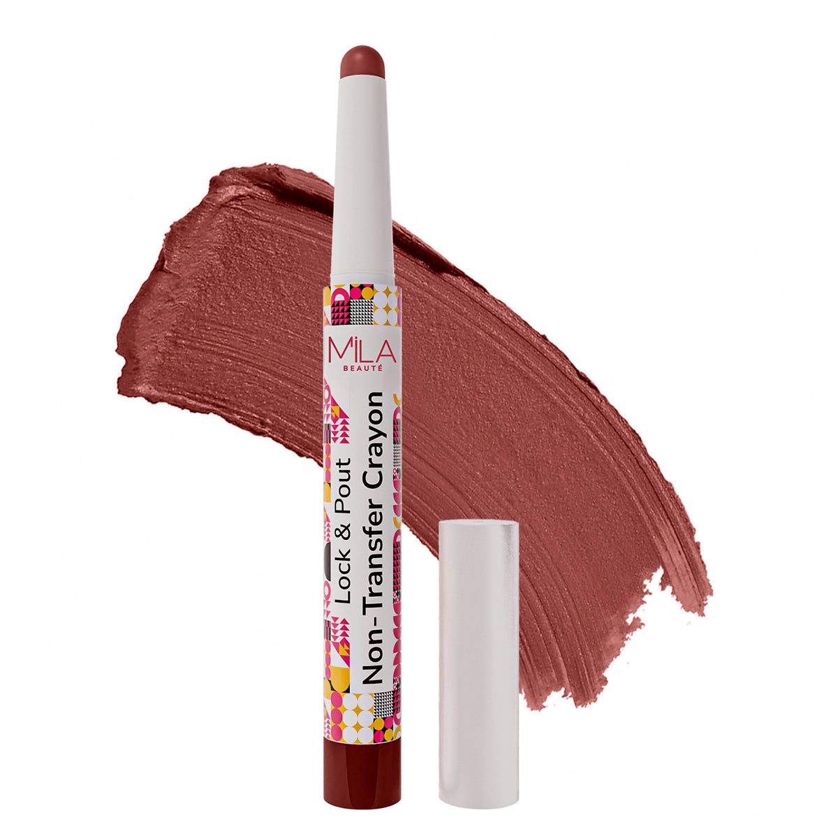 Lock & Pout Non Transfer Matte Finish Lip Crayon