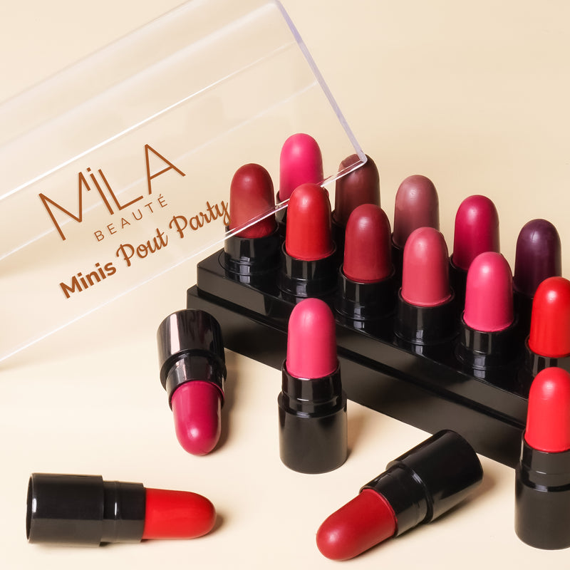 Bestseller Mini Lipstick Set Online at Mila Beaute I Buy Now